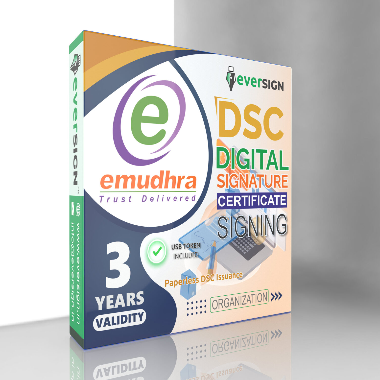 Buy Class 3 Digital Signature Certificate (DSC) 3 Years – Signing Only | EVERSIGN