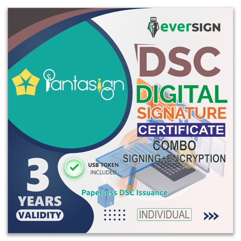 Buy PantaSign Digital Signature Certificate (DSC) by EVERSIGN