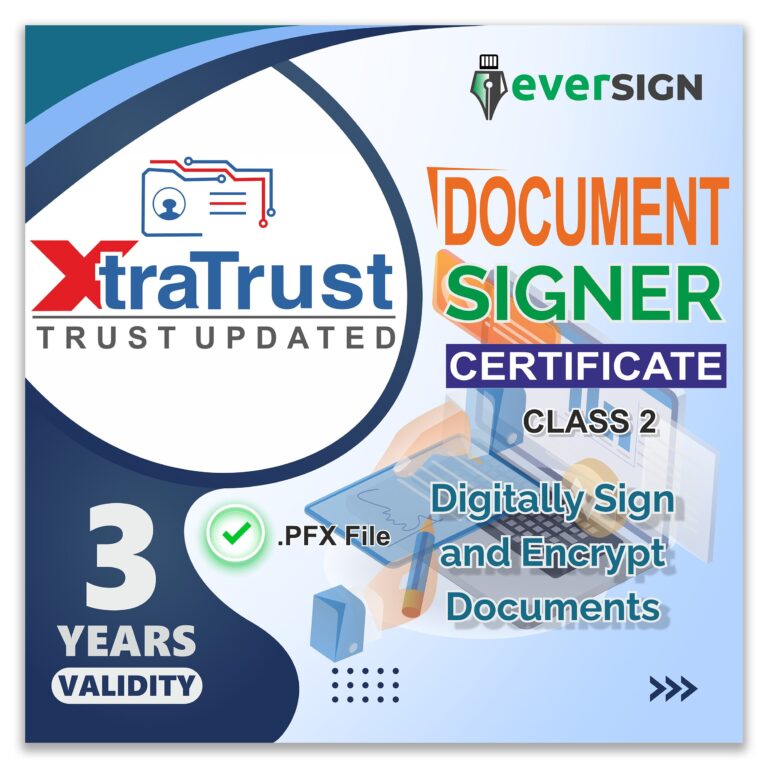 Digital Signature Price List, Class 3 DSC Price (eMudhra, PantaSign, XtraTrust, Capricorn, VSign ...