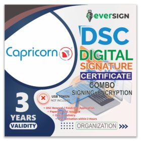 Capricorn (Class 3 Combo DSC) Digital Signature Certificate ...