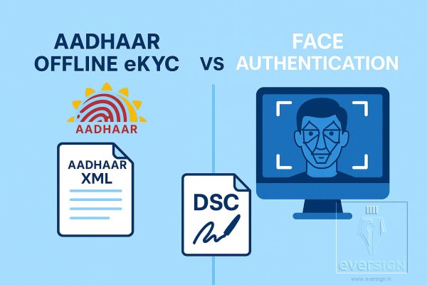 Aadhaar eKYC vs Face Authentication for DSC | Choose the Right Aadhaar ...