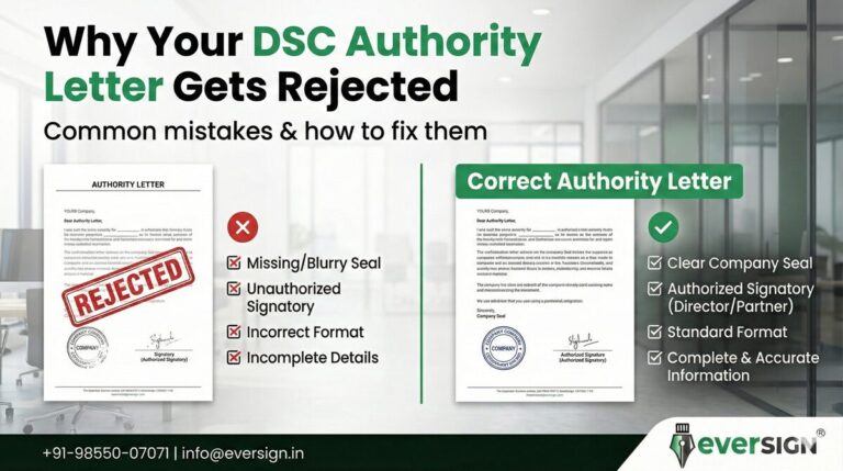 Why Your DSC Authority Letter Gets Rejected